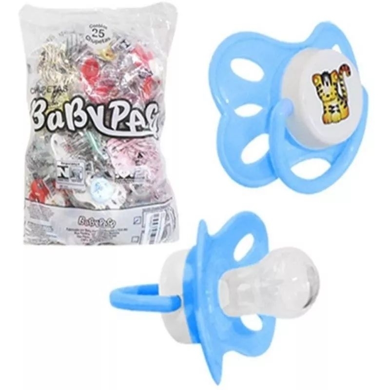 Kit 6 Chupeta Bico Silicone Redondo/Ortodôntico Baby Paco, tamanho 2, a ...