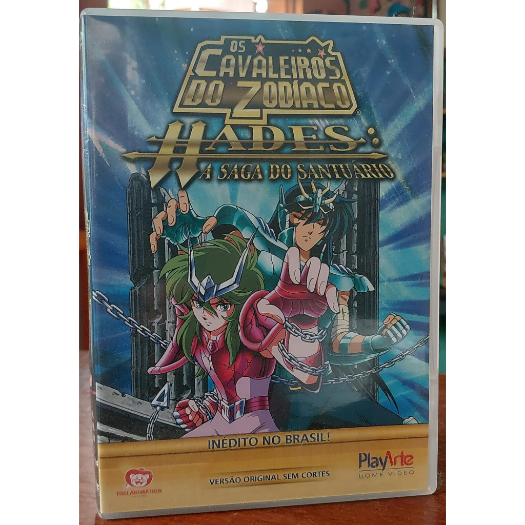 DVD Os Cavaleiros do Zodíaco Hades A Saga do Santuário Volume 3 Inédito no Brasil - Original ...