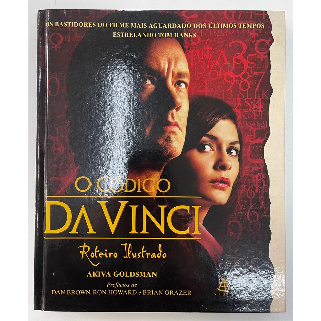 Livro O Código Da Vinci (Bastidores do Filme) - Tom hanks - Akiva Goldsman - Roteiro Ilustrado ...