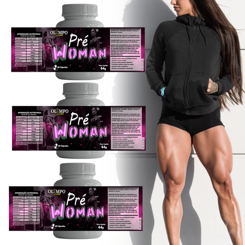 kit 3 Pré Hormonal Woman - Escorrega o Preço