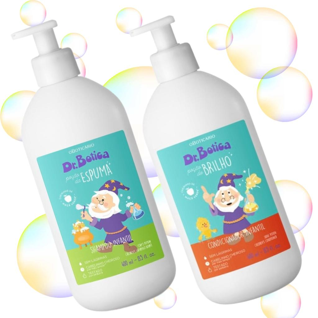 Dr Botica Shampoo 400ml e Condicionador 400ml O Boticário | Shopee Brasil