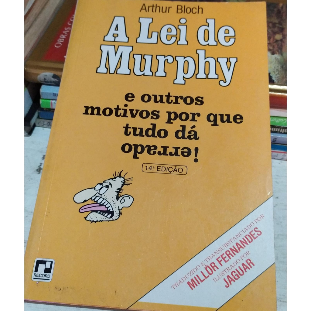 livro- A LEI DE MURPHY | Shopee Brasil
