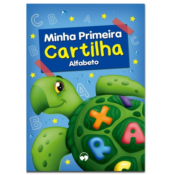 Livro Infantil - Minha Primeira Cartilha - Alfabeto | Shopee Brasil