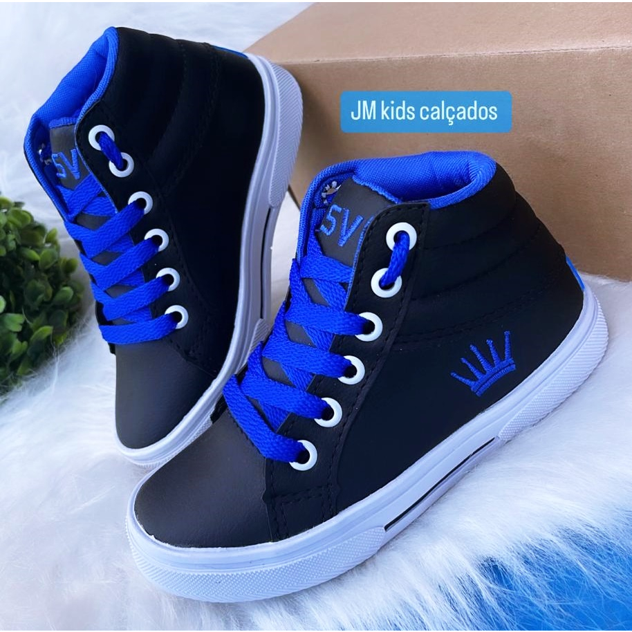tenis botinha infantil menino e menina bota criança estilosa ref.06 ...
