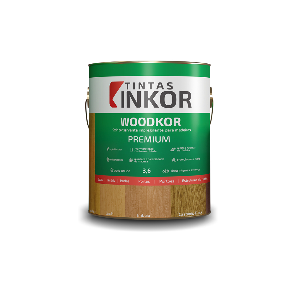 Tinta para madeira Stain Premium 3,6L Natural | Shopee Brasil