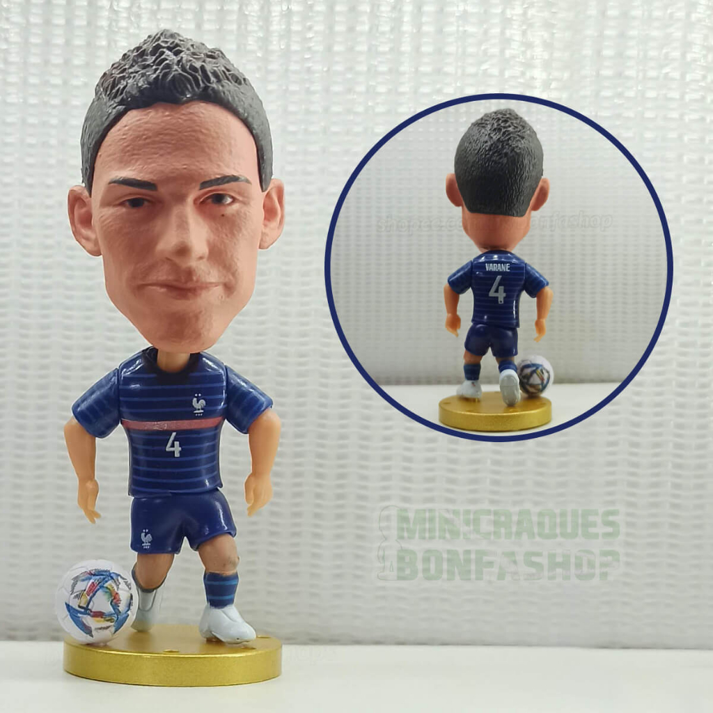 Mini Craque Varane França - Miniatura Futebol Colecionável - Minicraque ...