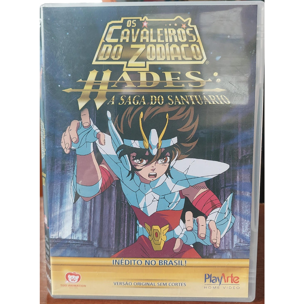 DVD Os Cavaleiros do Zodíaco Hades A Saga do Santuário Volume 1 Inédito no Brasil - Original ...