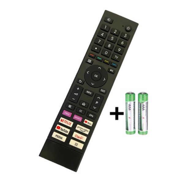 controle remoto para smart tv Toshiba vidaa 4K 32 40 42 43 50 55 60 ...