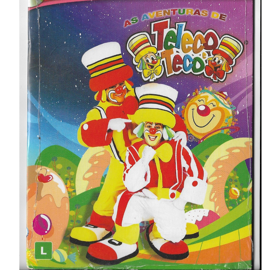 DVD Infantil Palhaços As Aventuras de Teleco e Teco Desenho Nacional ...