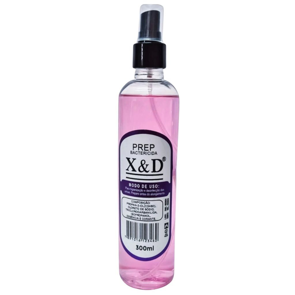 Prep X&D Spray Para Limpar e Higienizar as Unhas 300ml | Shopee Brasil