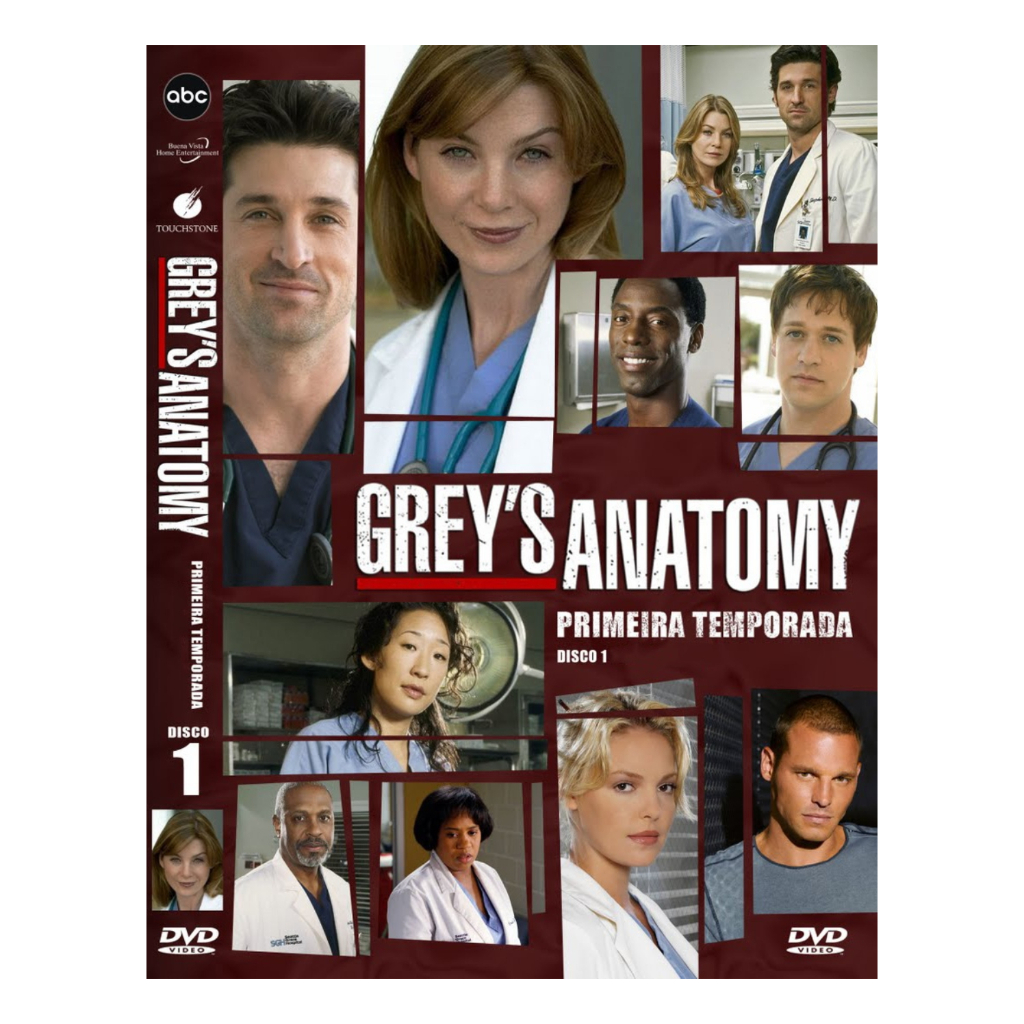 Dvd Série: Grey's Anatomy / A Anatomia De Grey 1ª Temporada | Shopee Brasil