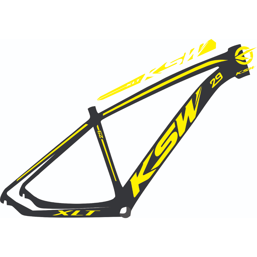 Adesivos Bike Ksw Xlt 29 Kit Completo Quadro | Shopee Brasil