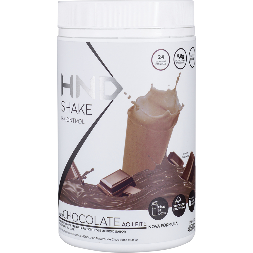 Shake H-Control Sabor Chocolate ao Leite HND 450g | Shopee Brasil