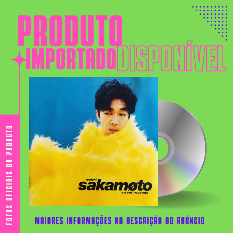 CD IMPORTADO RYUICHI SAKAMOTO - SWEET REVENGE * | Shopee Brasil