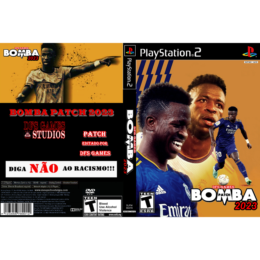 Ps2 Bomba Patch Junho 2023 Vini Jr Capa Hd | Shopee Brasil