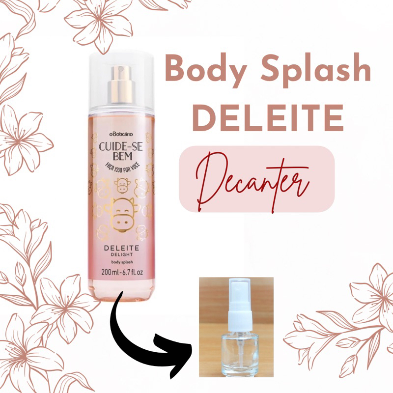 Body Splash - DELEITE 2 e 5 ML | Shopee Brasil