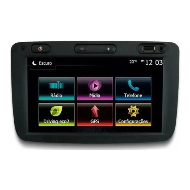 Media Nav Original Renault Sandero Oroch Duster | Shopee Brasil