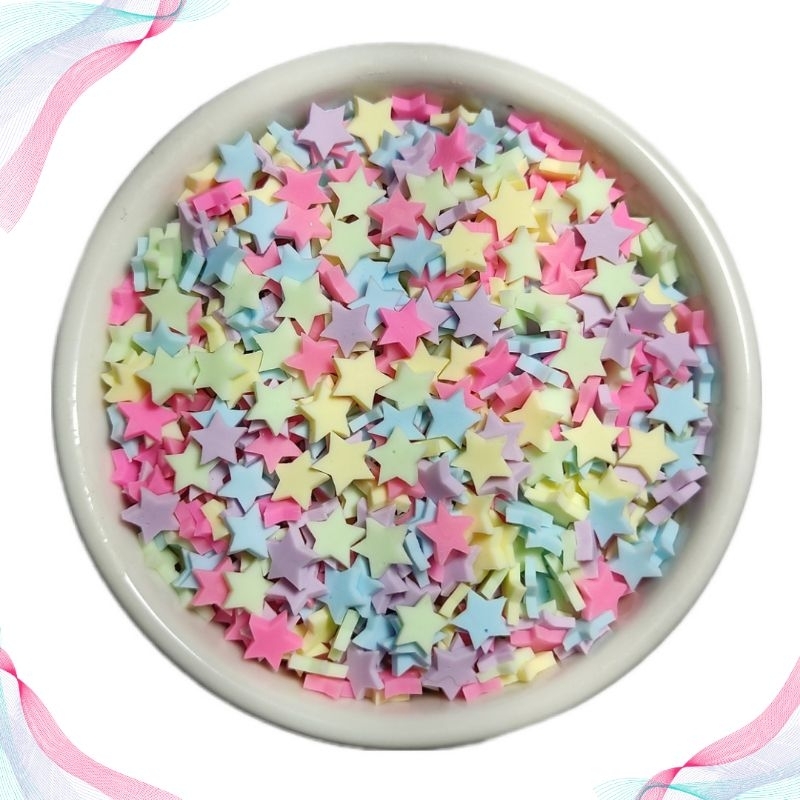 Enchimento para resina - estrelas Mix Candy em Biscuit 20g | Shopee Brasil