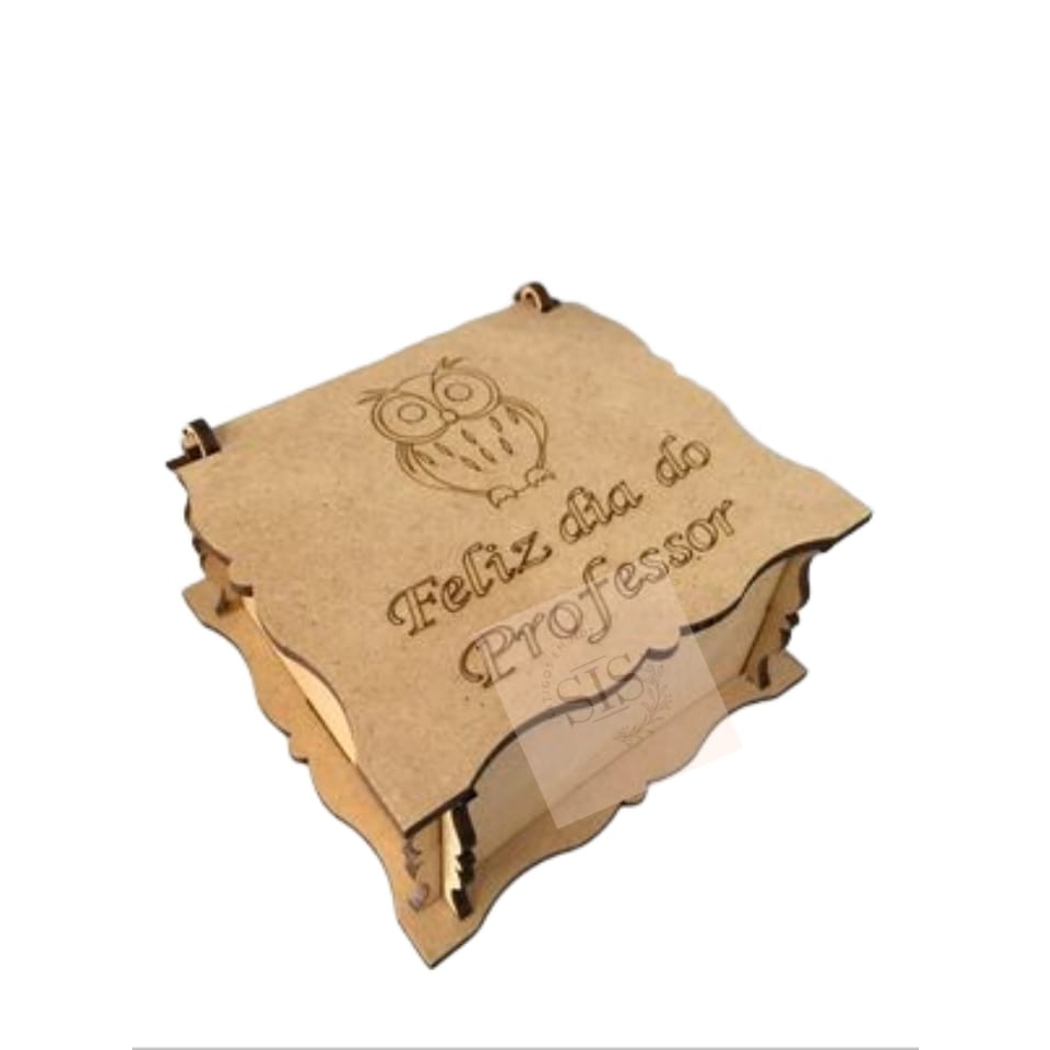 Kit com 10 caixas Dia dos Professores em MDF | Shopee Brasil