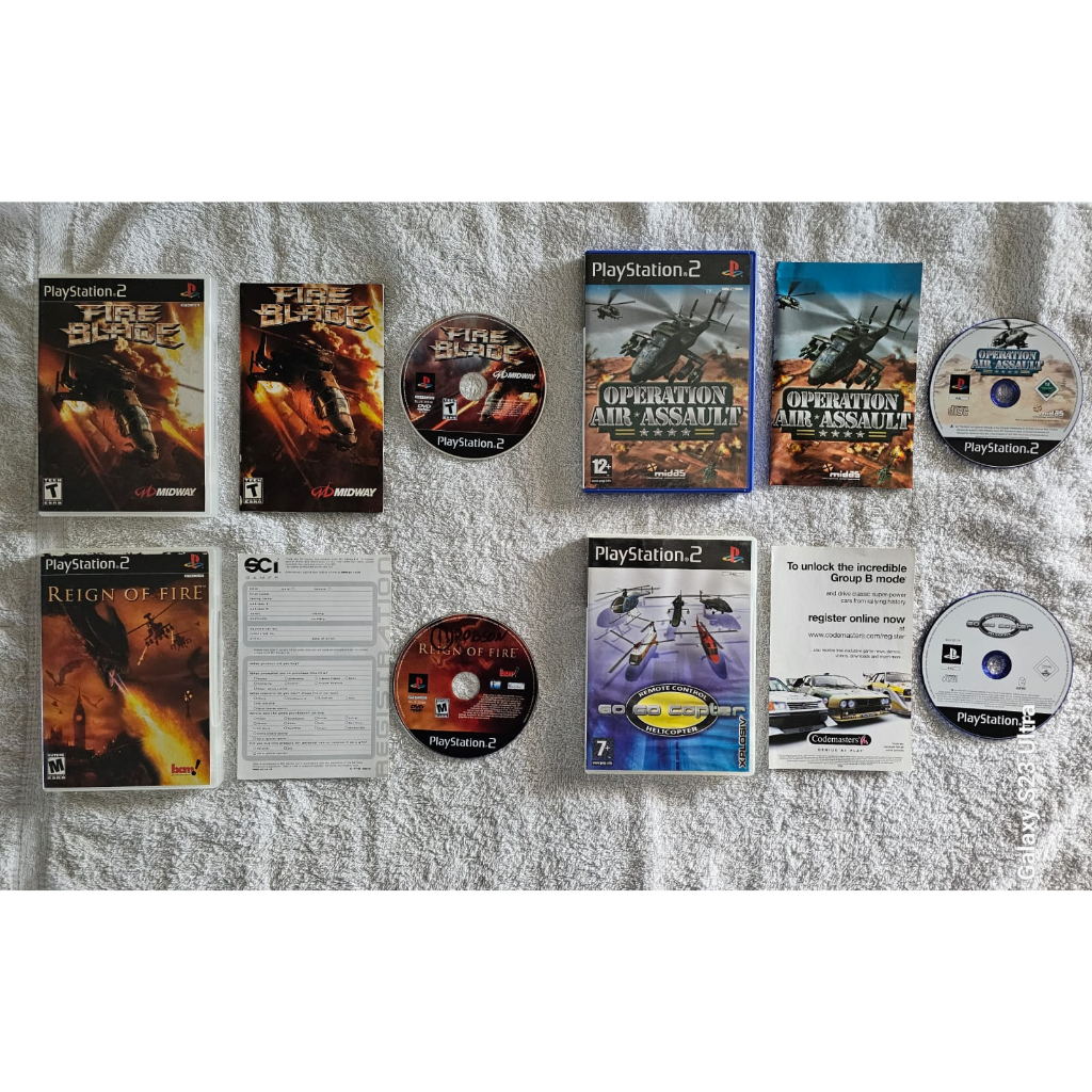 Playstation 2 Fire Blade + Operation Air Assault Combo 4 Jogos | Shopee ...