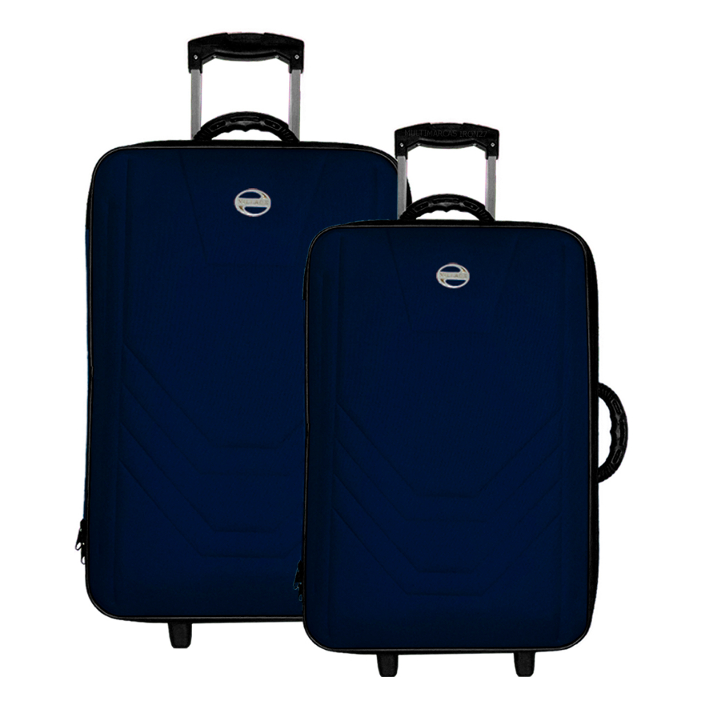 Kit 2 Malas De Viagem Média 23 kg E Grande 30 kg Village Resistente ...