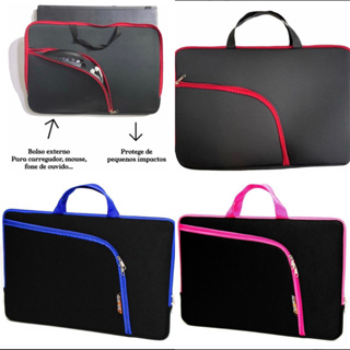 Capa Para Notebook luva Prime 15.6 e 14 Polegadas Com Bolso E Alça De ...
