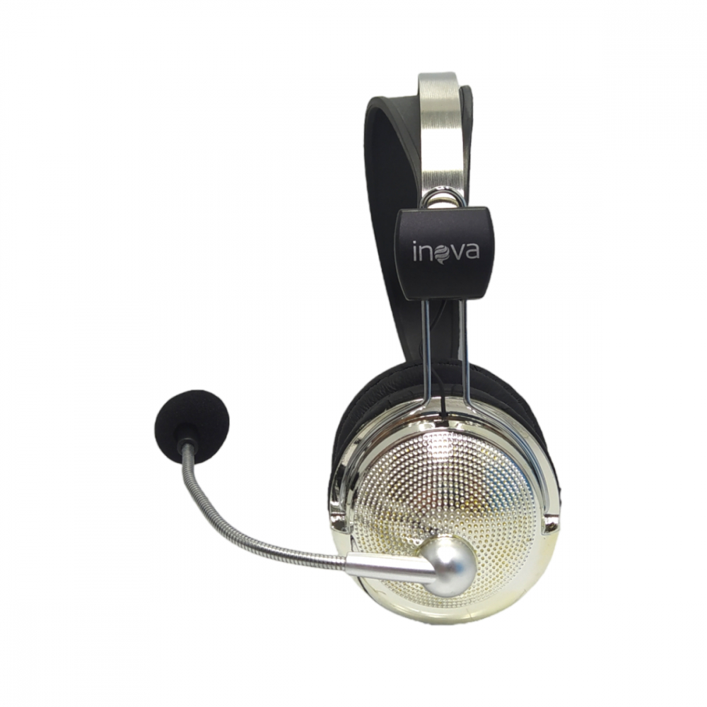 Fone Headset Gamer Inova cromado | Shopee Brasil