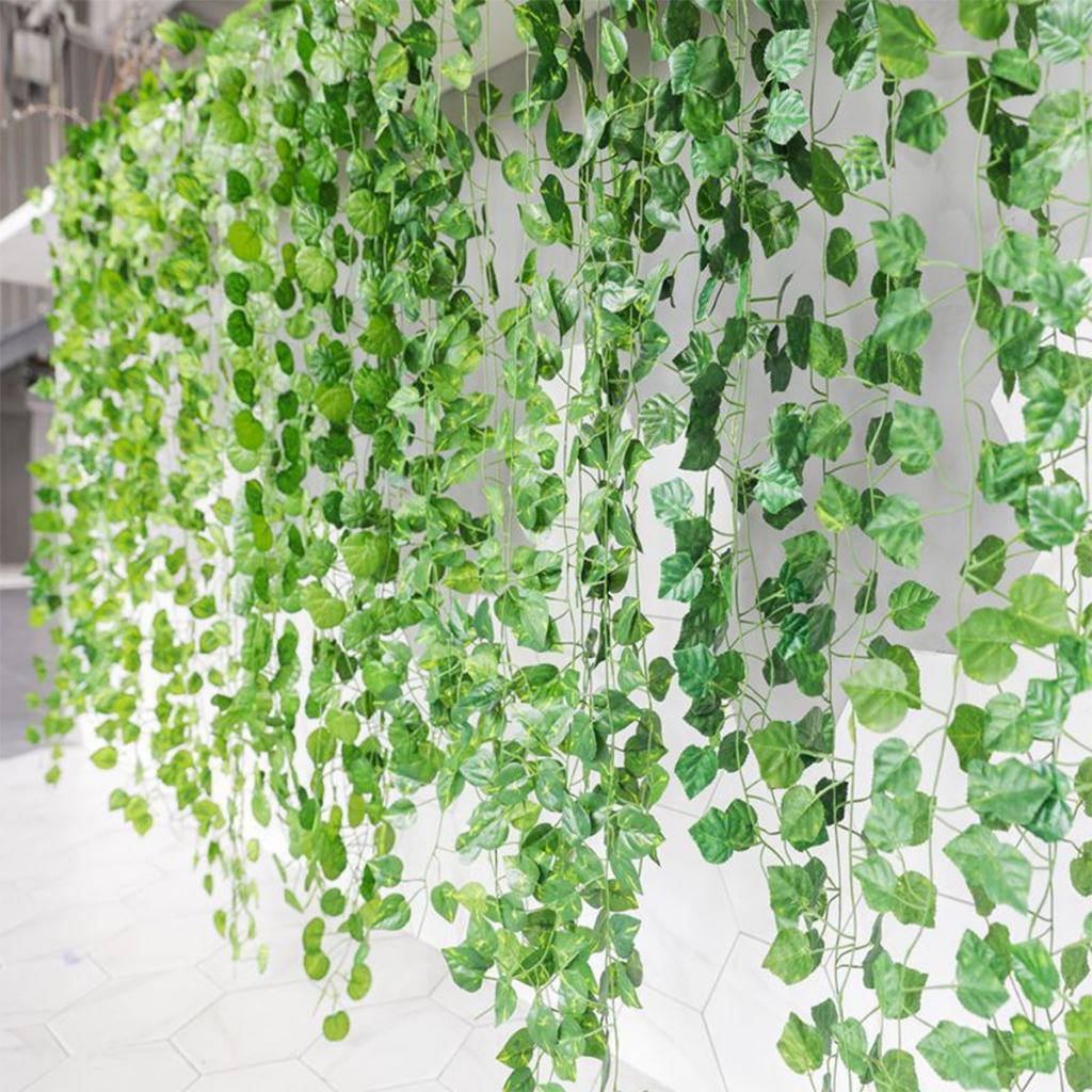24 Metros Rama Jardim Vertical Folhagem Verde Hera Artificial | Shopee ...