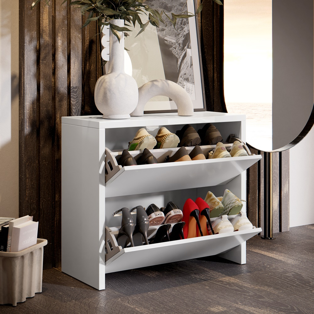 Sapateira organizadora e Sapateira dobravel pequena branca e preta ...