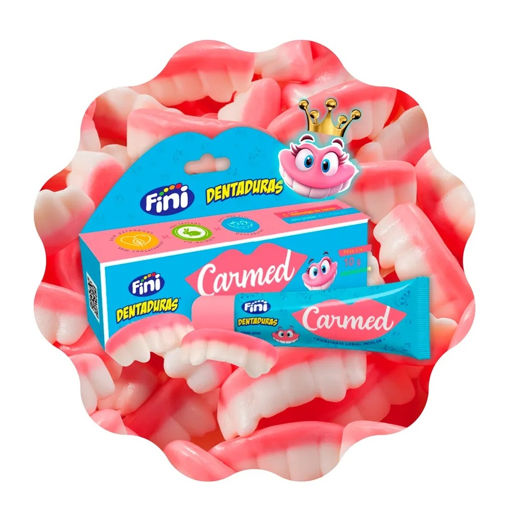 HIDRATANTE LABIAL CARMED FINI DENTADURA EFEITO GLOSS 10G | Shopee Brasil