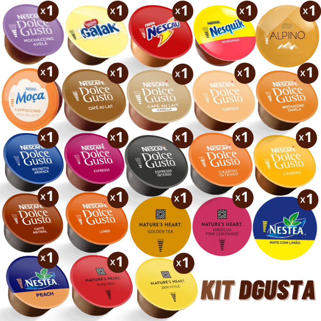 Kit de Cápsulas Dolce Gusto DGusta | Shopee Brasil