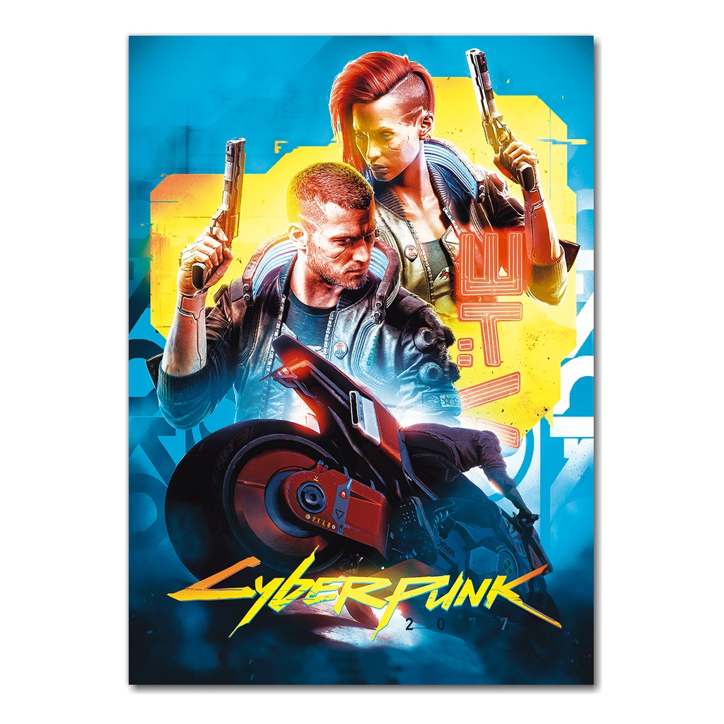 Quadro Decorativo A3/A4 Cyberpunk | Shopee Brasil
