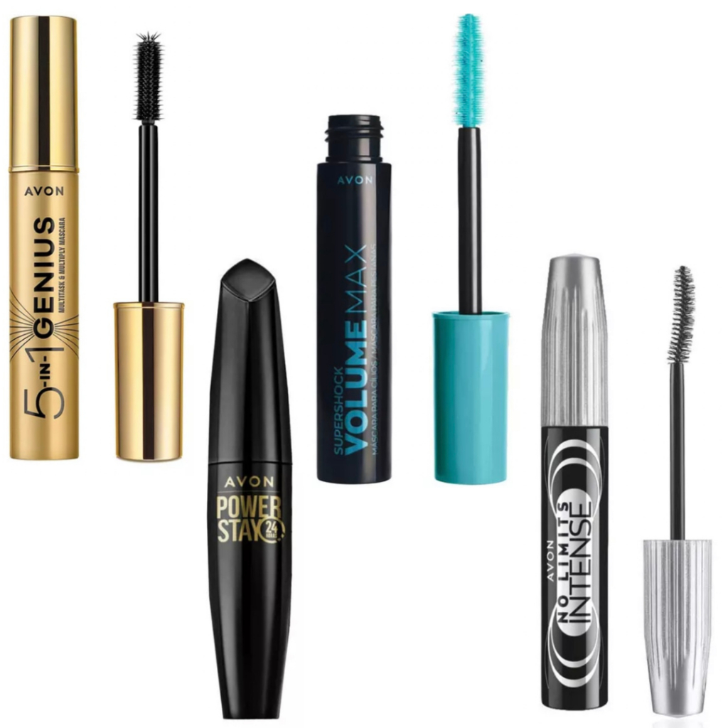 Máscaras para Cílios Avon, Genius, Power Stay, Supershock, No Limits ...
