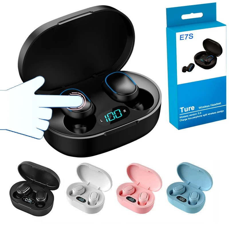 Fone De Ouvido Sem Fio E6s E A6s Bluetooth 5 0 Tws Macaron Shopee Brasil