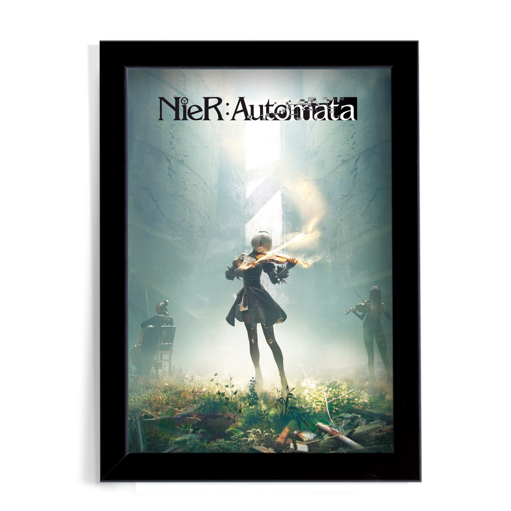 Quadro com Moldura A3/A4 Nier: Automata | Shopee Brasil
