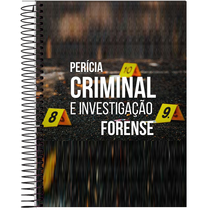 Caderno de 10 Matérias com 200 Folhas Perícia Criminal | Shopee Brasil