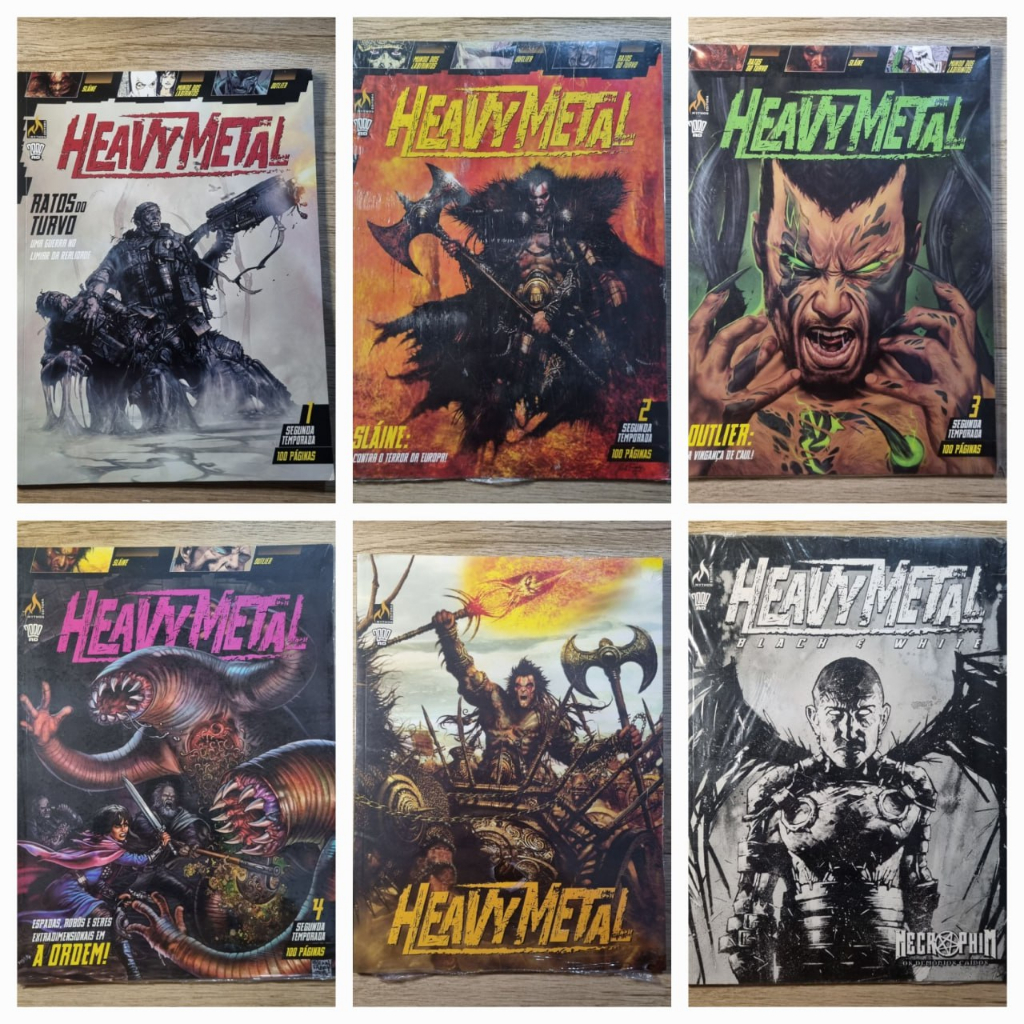 Revista Heavy Metal, Temporada Completa (+ extra) | Shopee Brasil