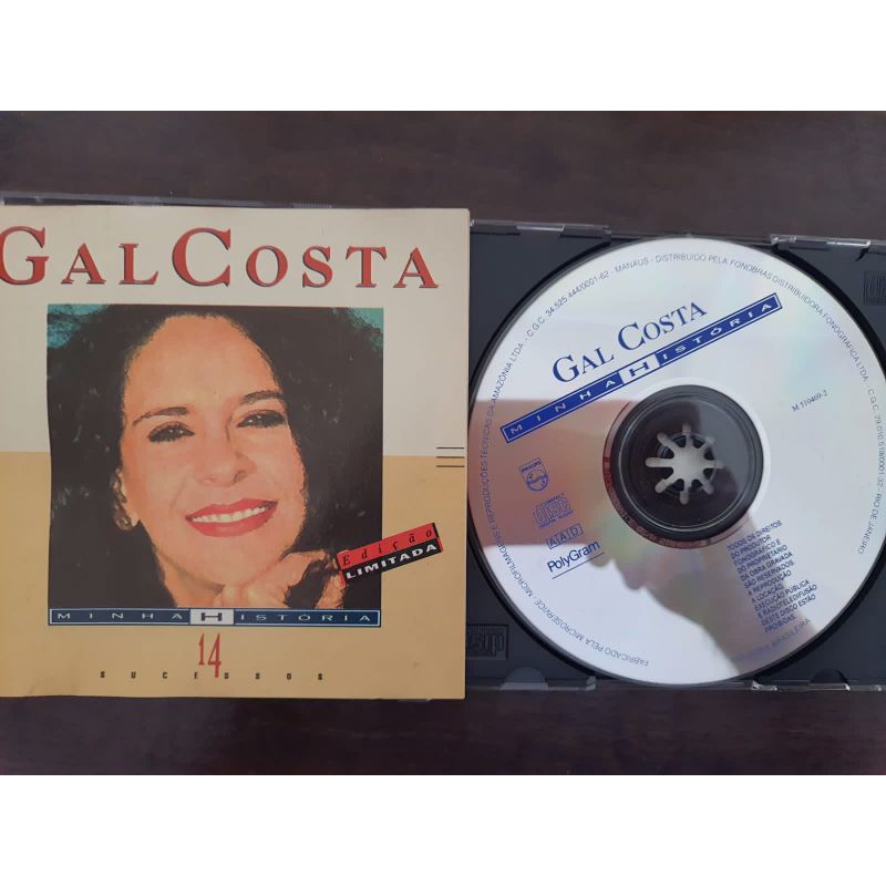 Cd Gal Costa minha história | Shopee Brasil