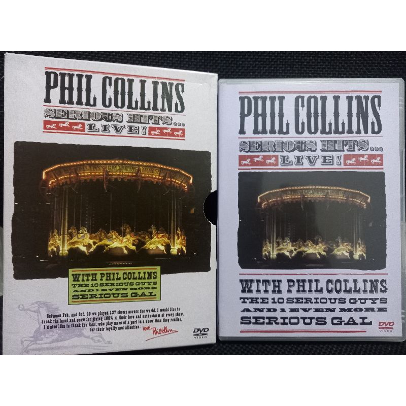 Dvd - Phil Collins - Serious Hits Live - Duplo | Shopee Brasil