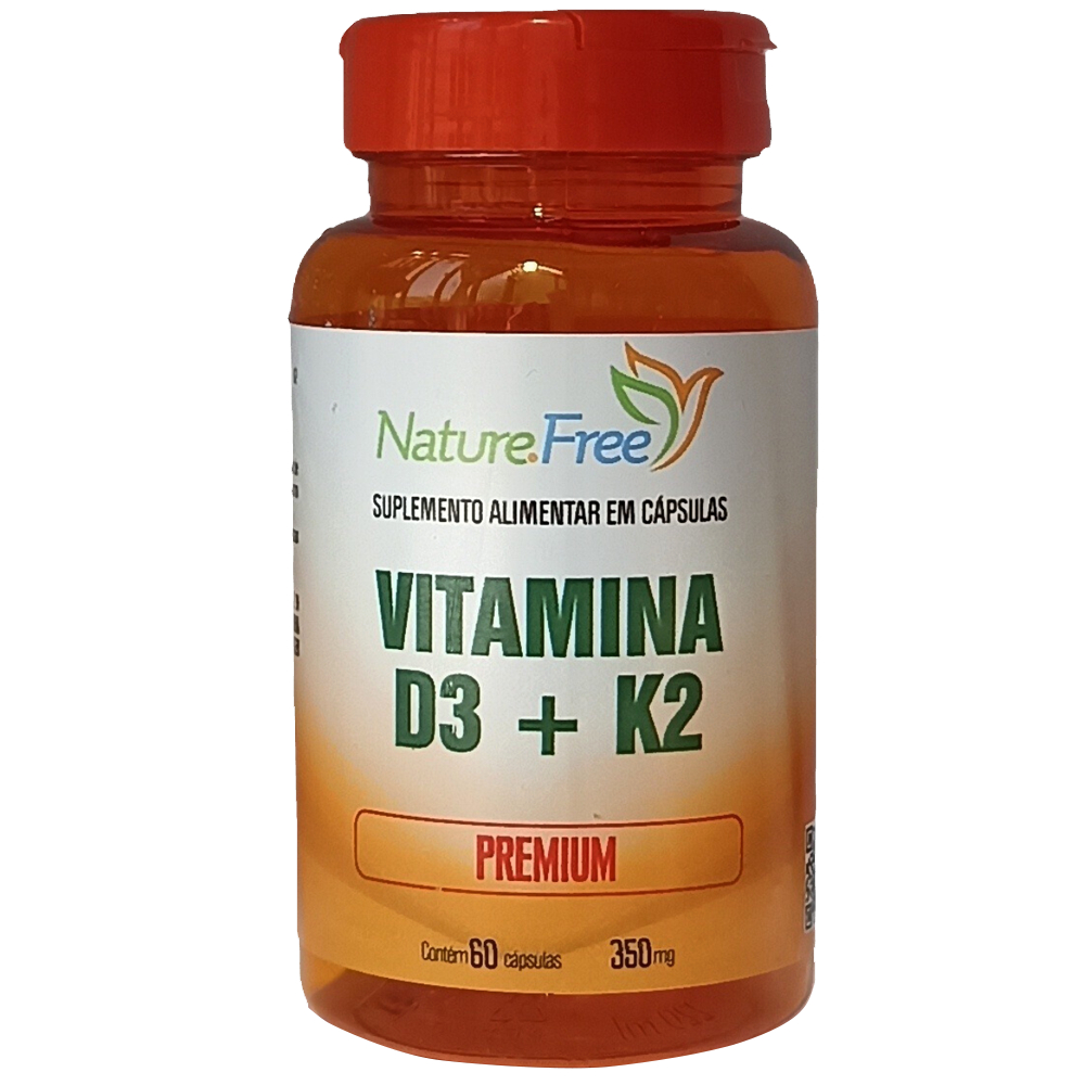 Vitamina D3+K2 Premium em Cápsula 60 Cáps - NathurePro | Shopee Brasil