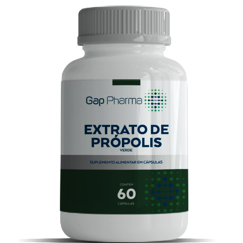 Extrato De Própolis Verde 60 Cápsulas 500mg Gap Pharma | Shopee Brasil