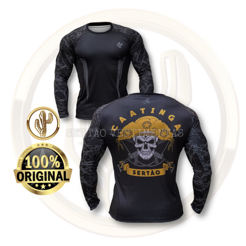 Camisa CAATINGA BLACK UV Sertão Vestimentas ORIGINAL | Shopee Brasil