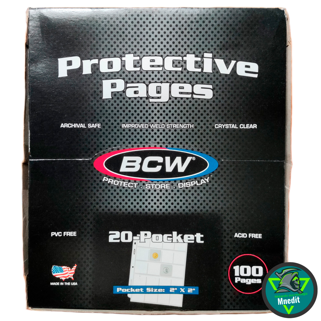 10 Folhas BCW (20 bolsos) | Shopee Brasil