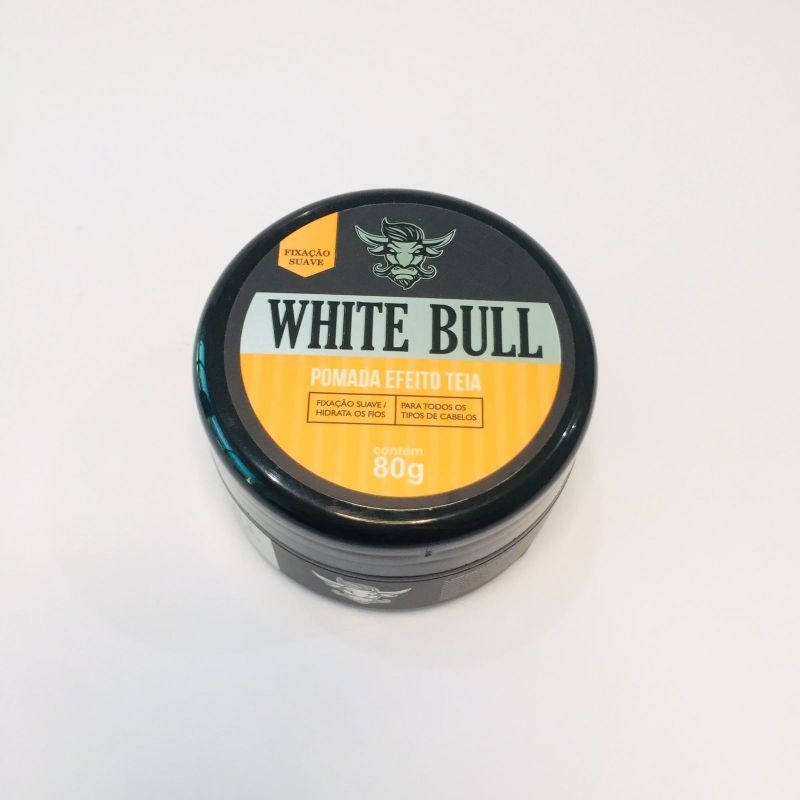 POMADA EFEITO TEIA PREMIUM 80g WHITE BULL | Shopee Brasil
