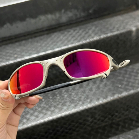 Oculos Lupa 24k Polarizado Pinado X Metal Penny Doublex Juju Dourado ...
