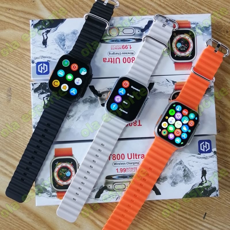 Smartwatch T800 - ESTOQUE NO BRASIL | Shopee Brasil