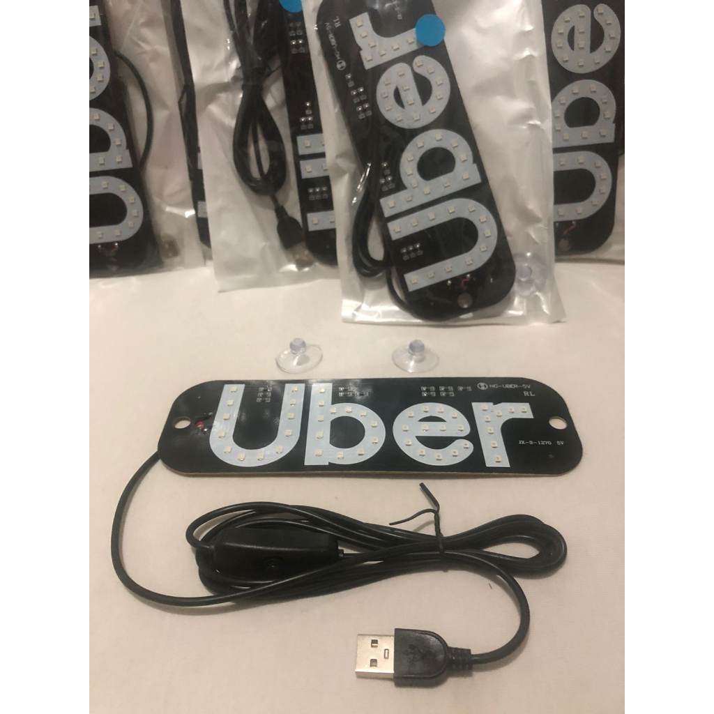 Placa Uber USB Azul | Shopee Brasil