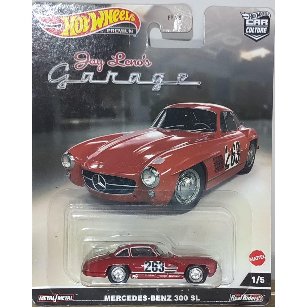 Hot Wheels Jay Leno's Garage Mercedes-Benz 300 SL HCK07 | Shopee Brasil
