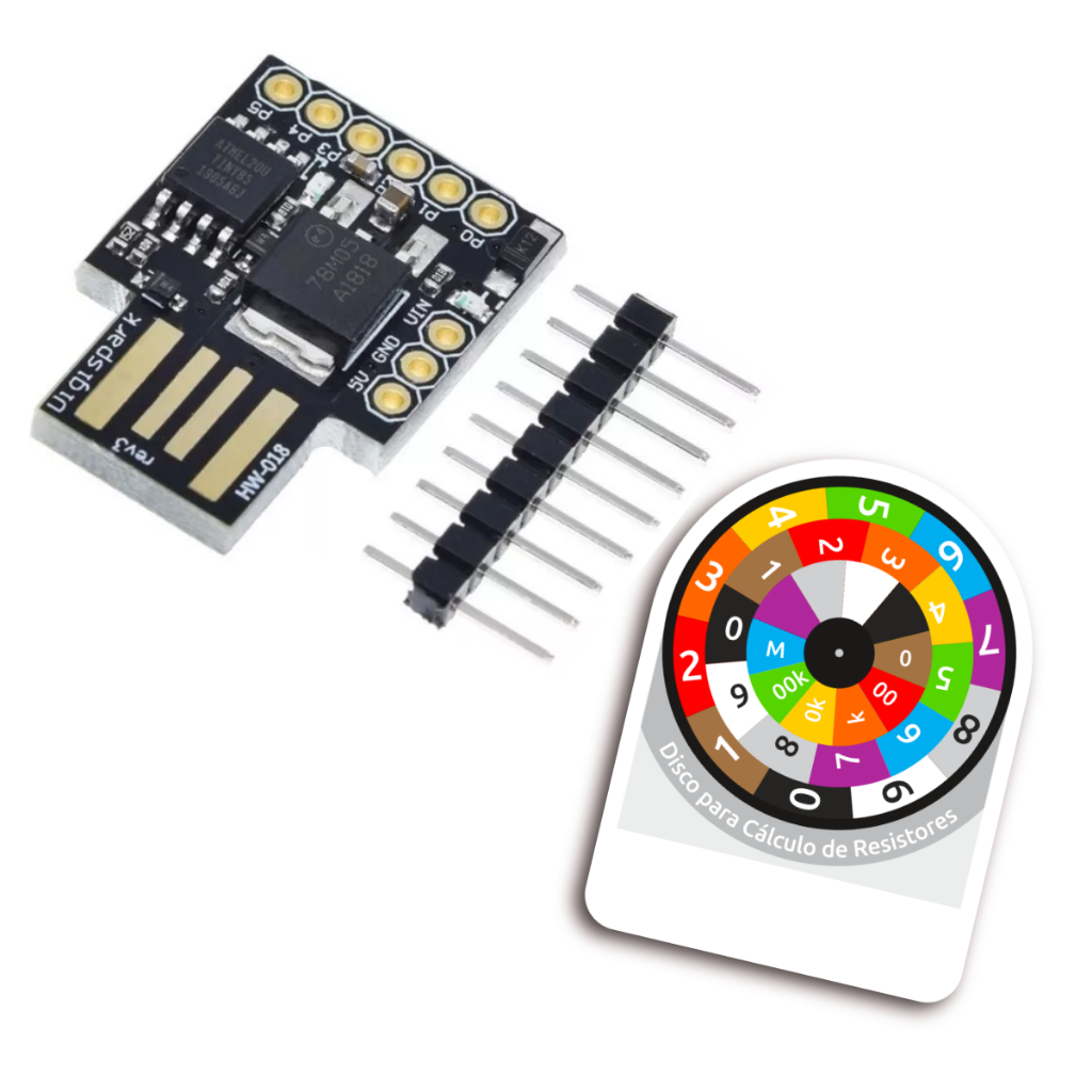 Placa De Desenvolvimento Usb Attiny85 Digispark Arduino | Shopee Brasil