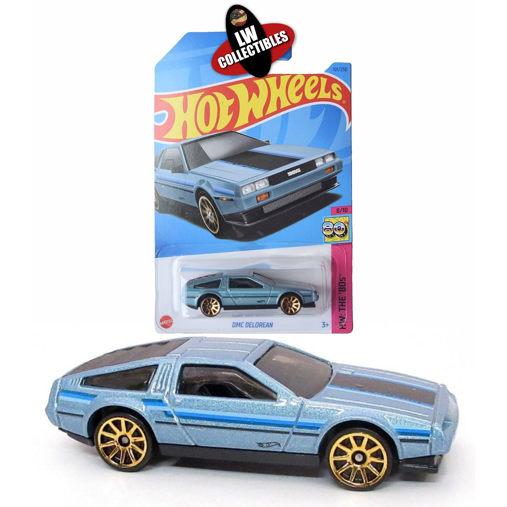 Hot Wheels DMC Delorean 2023 HW The '80s Novo Lacrado Escala 1/64 ...